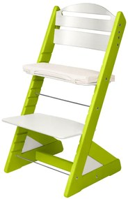 Jitro Dětská rostoucí židle Plus barevná Sv. zelená + bílá
