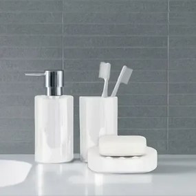 Spirella TUBE mýdlenka bílá / porcelán