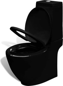 Černá keramická toaleta a bidet 270060