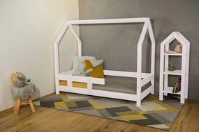 MAXIDO Dětská postel domeček Snílek 140x70 bílá