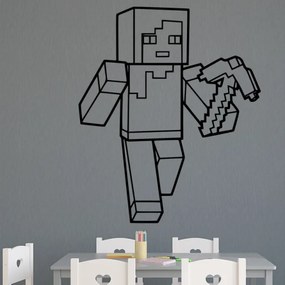 Samolepka Minecraft s kuší