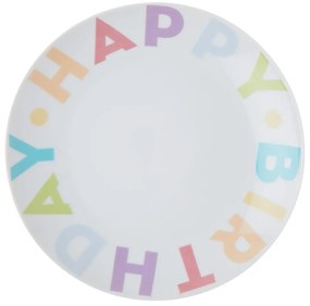 HAPPY BIRTHDAY Talíř 20 cm - mix