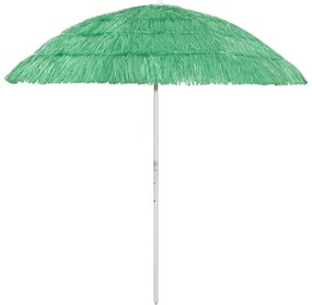 Plážový slunečník Hawaii zelený 240 cm 314698