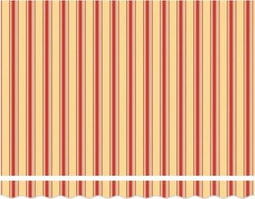 vidaXL Stahovací markýza Žlutá a oranžová 350 x 250 cm Látka a hliník [3330251]