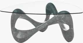 Ručně vyrobený konferenční stolek se skleněnou deskou Stone Decor