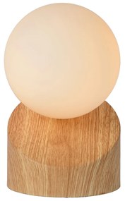 Lucide 45561/01/72 stolní lampa Len, přírodní, G9, 16cm