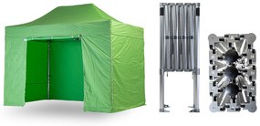 Nůžkový párty stan 2x4 m TENTino BIG HEXAGON Barva opláštění: 13A - SVĚTLE ZELENÁ