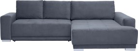XXXLutz ROHOVÁ SEDAČKA, textil, šedá Cantus - Sedací soupravy - 000812004621
