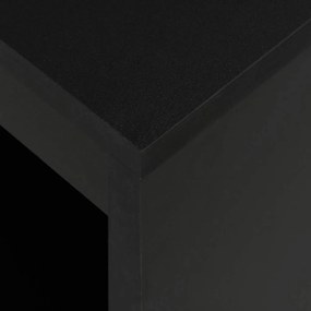 Barový stůl s regálem černý 110 x 50 x 103 cm 280212