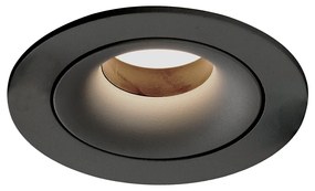 ACB Iluminacion Zapuštěné LED svítidlo MUSCA, ⌀ 11 cm, 1xGU10 8W Barva: Černá