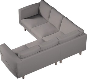 Potah na pohovku IKEA Norsborg rohová 4-místná barva béžová látka pletený vzor