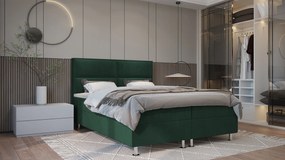 SFAB Kontinentální čalouněná postel ALBA (180x200 cm) Barva látky: MONOLITH 77