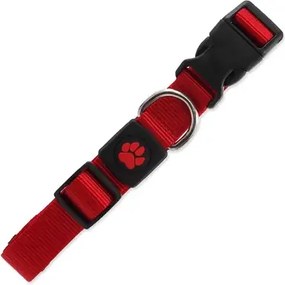 ACTIVE DOG Obojek pro psy Premium L červený / Nylonový / 2,5x45-68 cm