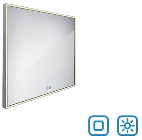 Nimco LED zrcadlo 600x600 se dvěma dotykovými senzory - ZP 13066VX