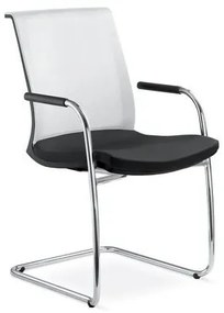 LD seating Konferenční židle LYRA NET 203-Z Barva kostry chromová kostra LÁTKY 2 / VALENCIA, XTREME, ASPECT, STYLE, CURA 2021 SÍŤOVINY NET
