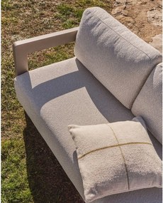 Béžový/taupe hliníkový zahradní lounge set pro 3 osoby Nerano – Kave Home