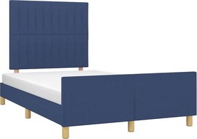 Rám postele bez matrace modrá 120x200 cm textil 3125209