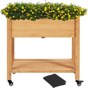 Vyvýšený záhon Yaheetech – s kolečky-L (254999631580)