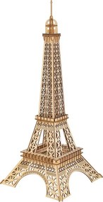 Dřevěné 3D puzzle Eiffelova věž střední