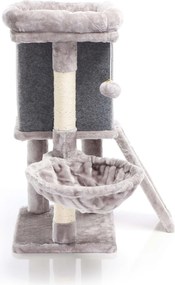 Škrabadlo pro kočky fudajo – 71,5 cm, šedá (64235)
