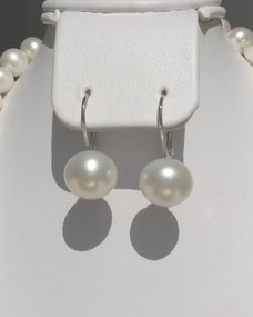 Stříbrné náušnice SVLIE023569 s perlami