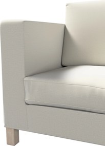 Potah na pohovku IKEA  Karlanda 3-místná nerozkládací, krátký barva šedá látka sametová