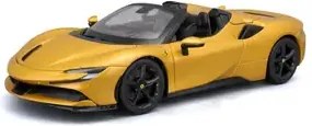 Bburago Ferrari SF90 Spider - Yellow / měřítko 1:18