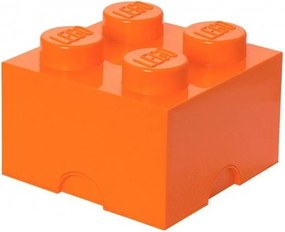 Úložný box lego úložný box 4 250 x 250 x 180 mm - oranžový
