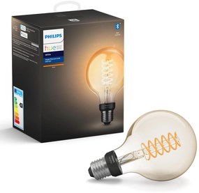Led žárovka philips hue white filament 7,2w e27 g93