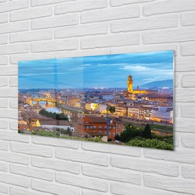 akrylový obraz Itálie Sunset panorama 140x70 cm