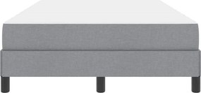 Postel s boxspringem Světle šedá 120 x 200 cm textil 3398479