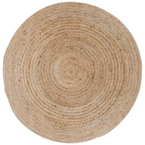 Kulatý koberec Ramiko z juty 180 cm