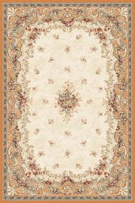 Kusový koberec vlněný Agnella Isfahan Dafne Světle Béžový Rozměr: 160x240 cm