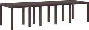 Zahradní stůl Hnědá 300 x 100 x 73 cm polyratan 3378521