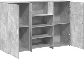 Recepční stůl betonově šedý 155x50x103,5 cm kompozitní dřevo 3324199