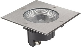LA 1006105 ROCCI 200 EL hranaté zápustné zemní svítidlo nerezová ocel 16 W 3000 K 120° - BIG WHITE (SLV)