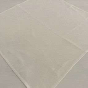 Lněný středový ubrus od 70x70 cm bílý 100 x 100 cm