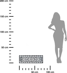 Gumová rohožka VICTORY 74,4x25,2 cm černá