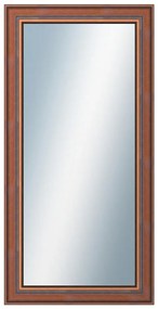 DANTIK - Zarámované zrcadlo - rozměr s rámem cca 50x100 cm z lišty ANGLIE hnědá (561)
