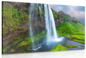Obraz vodopád na Islandu - 60x40 cm
