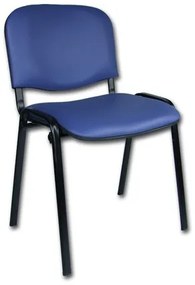 Konferenční židle ISO eko-kůže Modrá D4 EKO