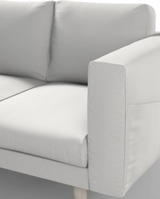 Potah na pohovku IKEA Norsborg 3-místná barva šedá látka pletený vzor