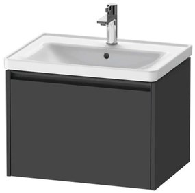 Duravit Ketho.2 - Umyvadlová skříňka 44x63x46 cm, 1 zásuvka, grafit mat K25082049490000