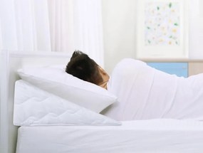 Bellatex Klínový podhlavník s proševem 80x50x20 cm Prošev bílá