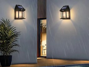 Verk Group Solární lampa se soumrakovým senzorem pohybu 3 režimy vodotěsná 600 lm