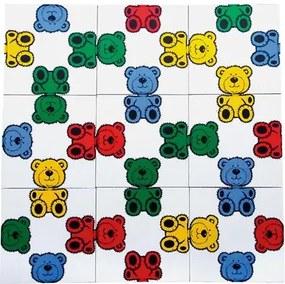 Just Jigsaws 782 Barevní medvídci - dřevěná logická hra 9 dílů / od 3