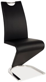 Jídelní židle Hugo (ekokůže černá). 761460