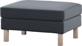 Potah na podnožku IKEA Karlstad barva šedá látka sametová