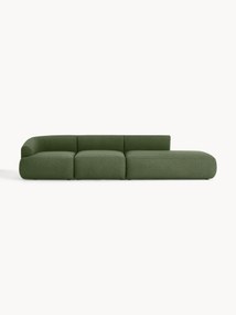 Modulární bouclé šezlong Sofia, 2místný
