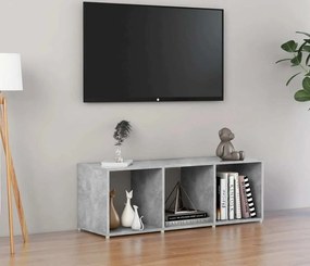 vidaXL TV stolek 107 x 35 x 37 cm dřevotříska [805538] Barva: Betonová šedá